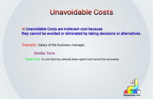 Difference Between Avoidable And Unavoidable Cost | Diffeology