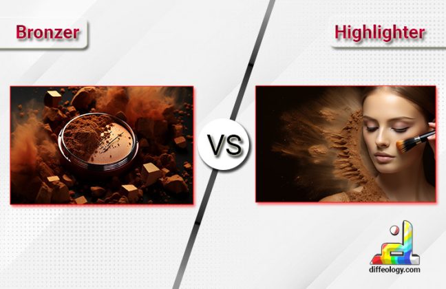 Difference Between Bronzer And Highlighter | Diffeology