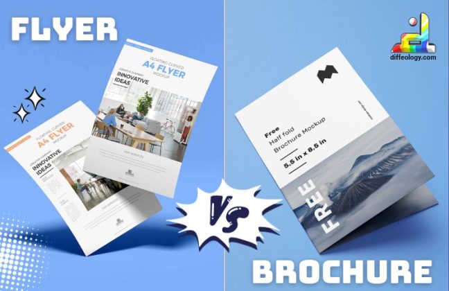 Difference Between Flyer And Brochure | Diffeology