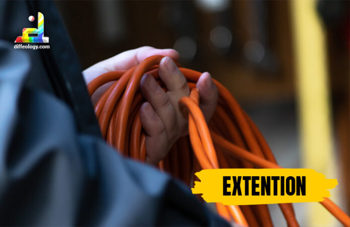 Difference Between Extension And Extention | Diffeology