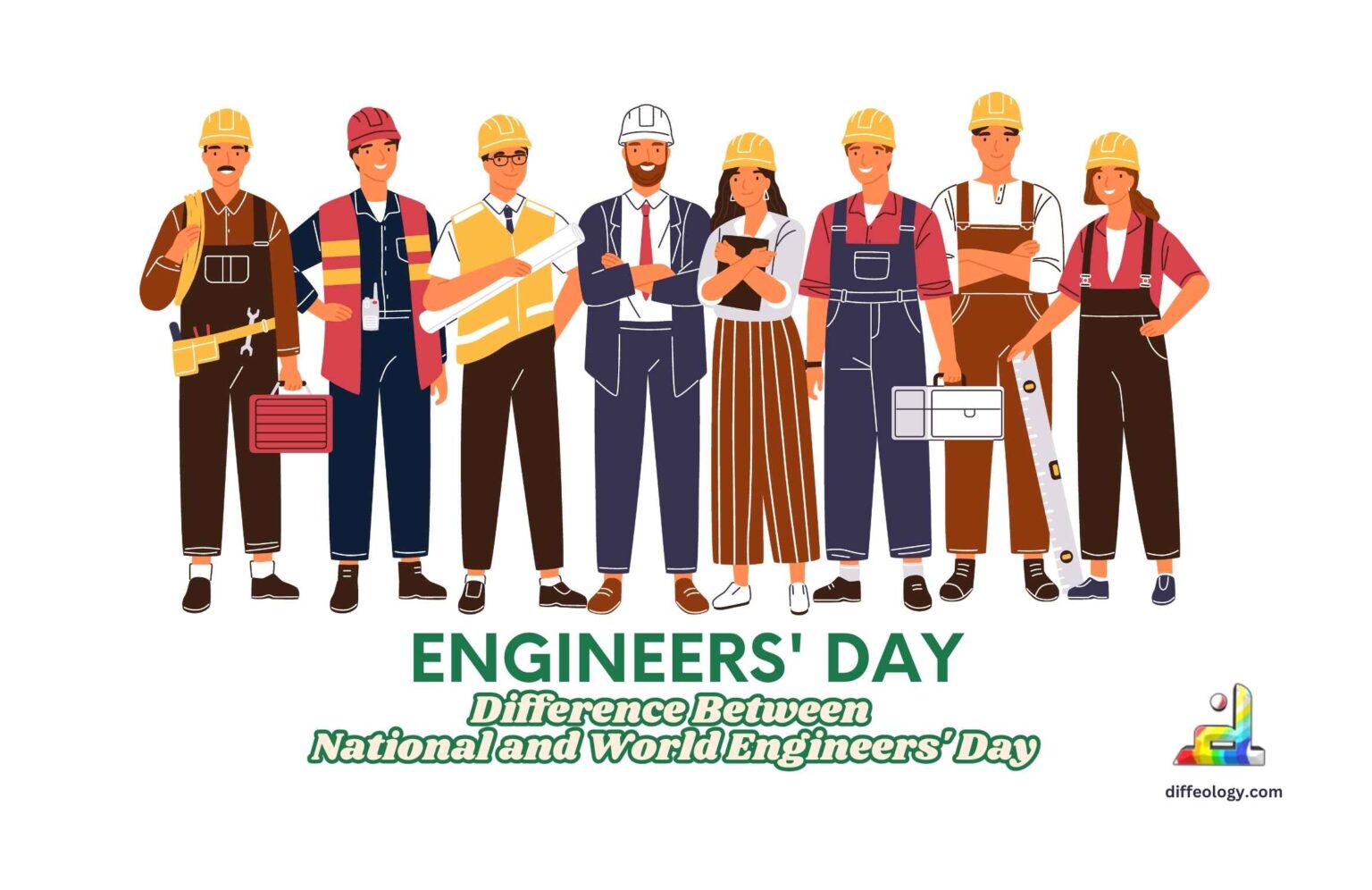 Difference Between National And World Engineers' Day | Diffeology