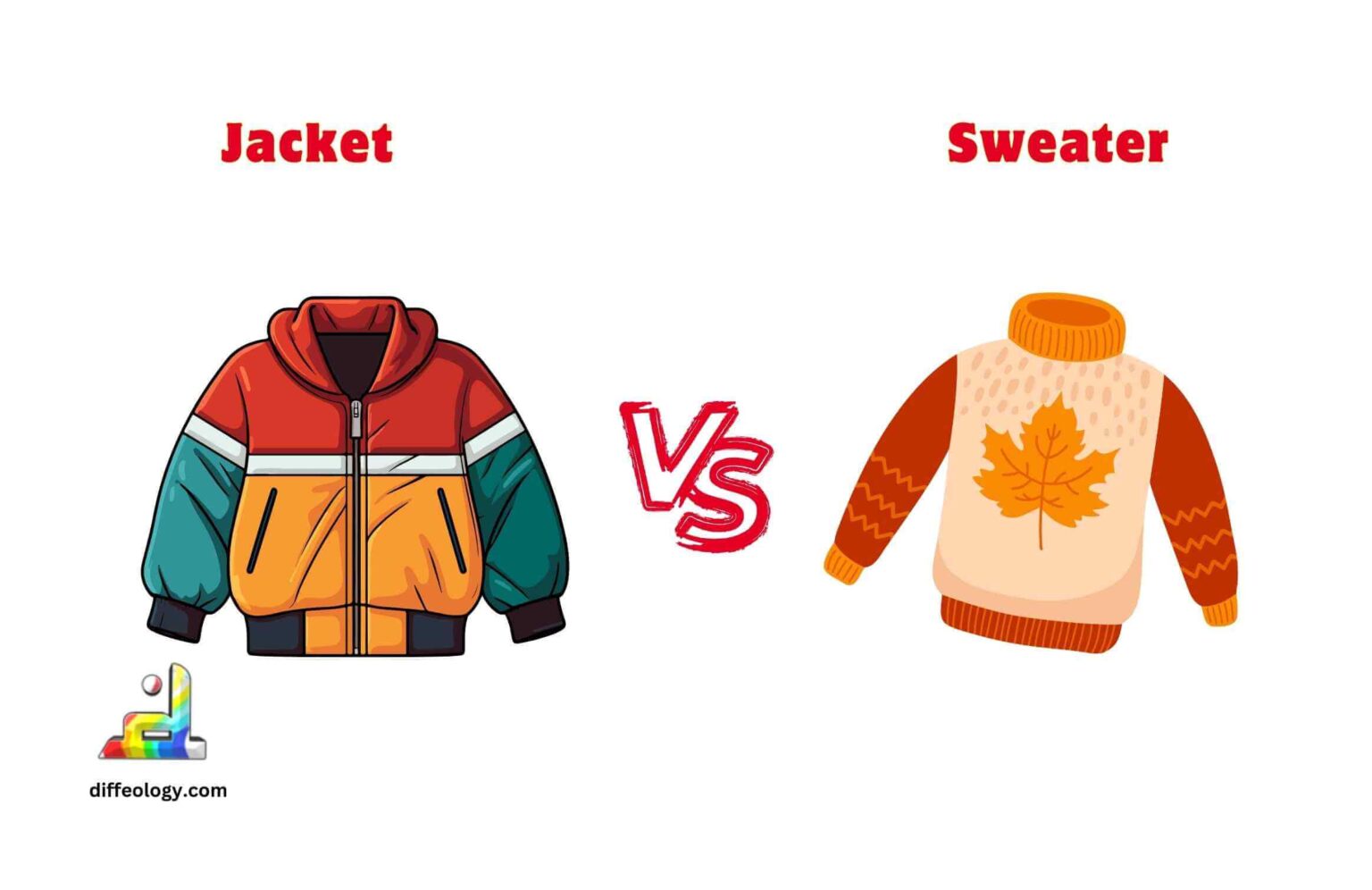 Difference Between Jacket And Sweater | Diffeology
