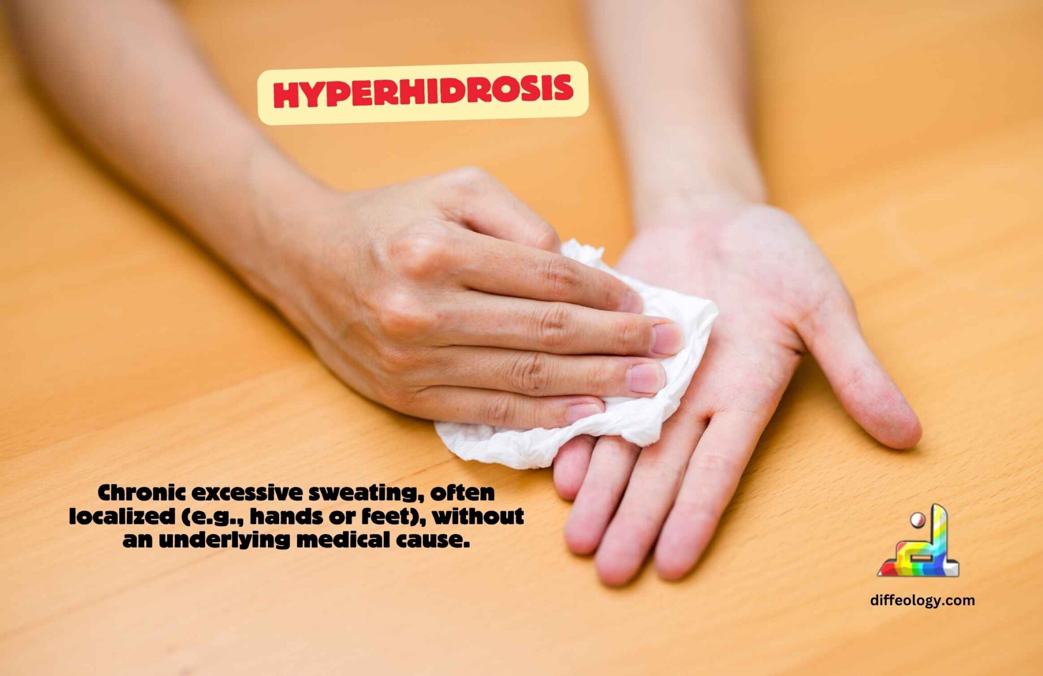Difference Between Diaphoresis And Hyperhidrosis | Diffeology