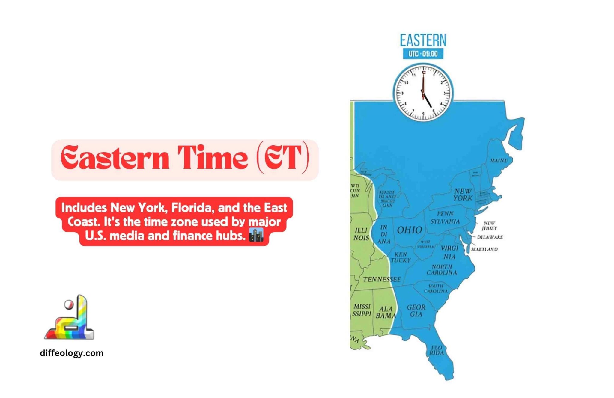 Difference Between Mountain Time And Eastern Time | Diffeology