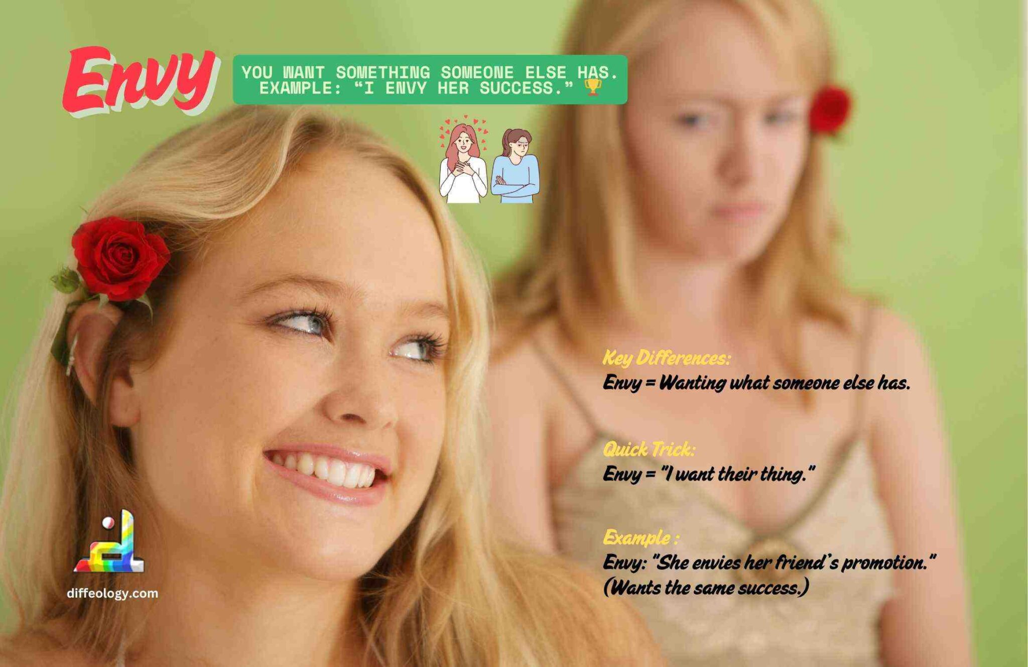 Difference Between Envy And Jealousy | Diffeology