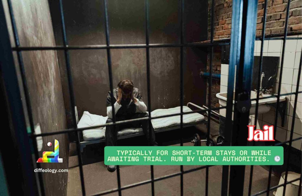 Difference Between Jail And Prison | Diffeology