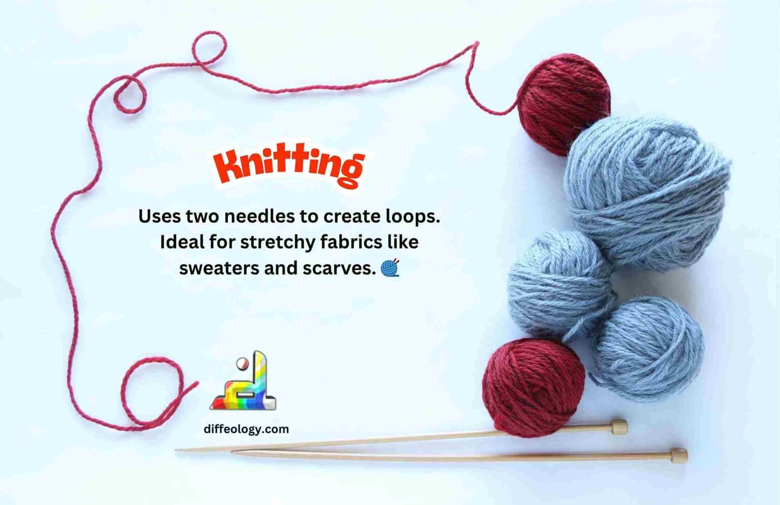 Difference Between Crochet And Knitting | Diffeology