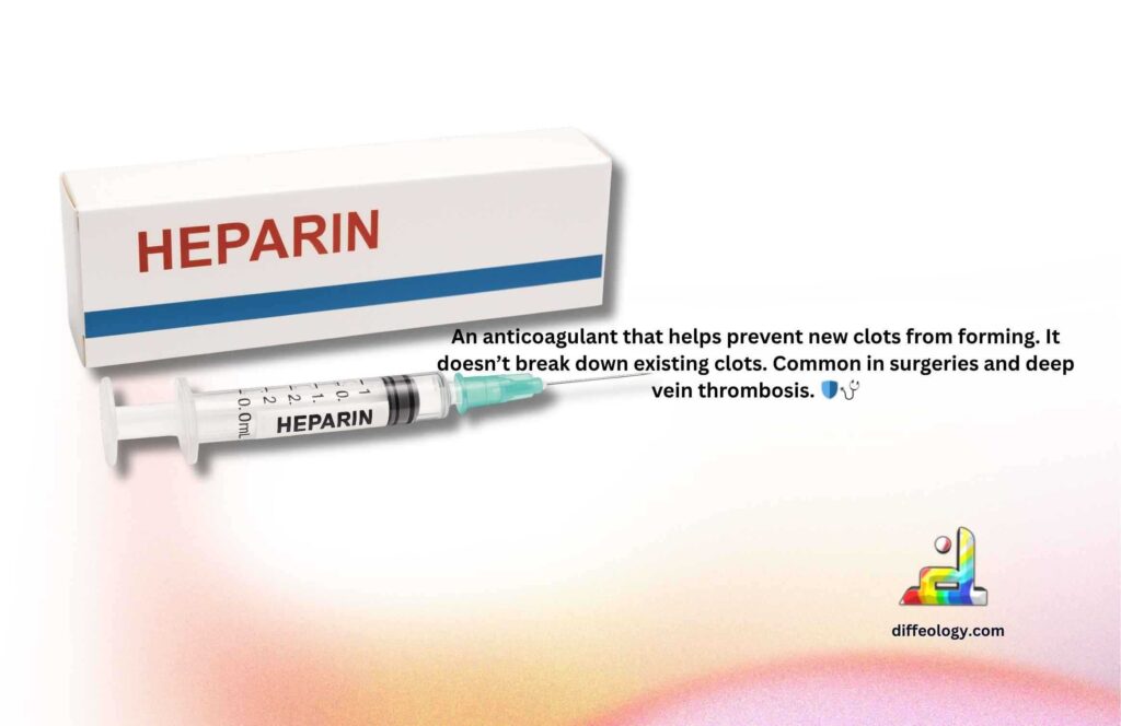Difference Between Heparin And Alteplase | Diffeology